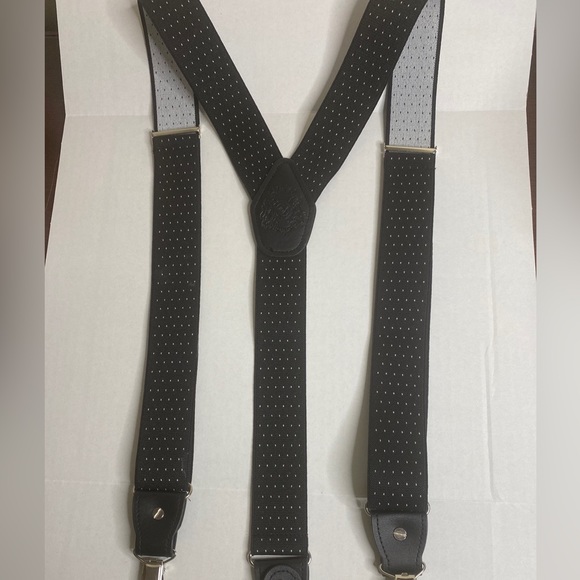 unbranded | Accessories | Adjustable Suspenders Black And Grey Polka ...